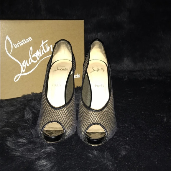 Christian Louboutin | Shoes | Christian Louboutin Fetilo Peeptoe Pump ...
